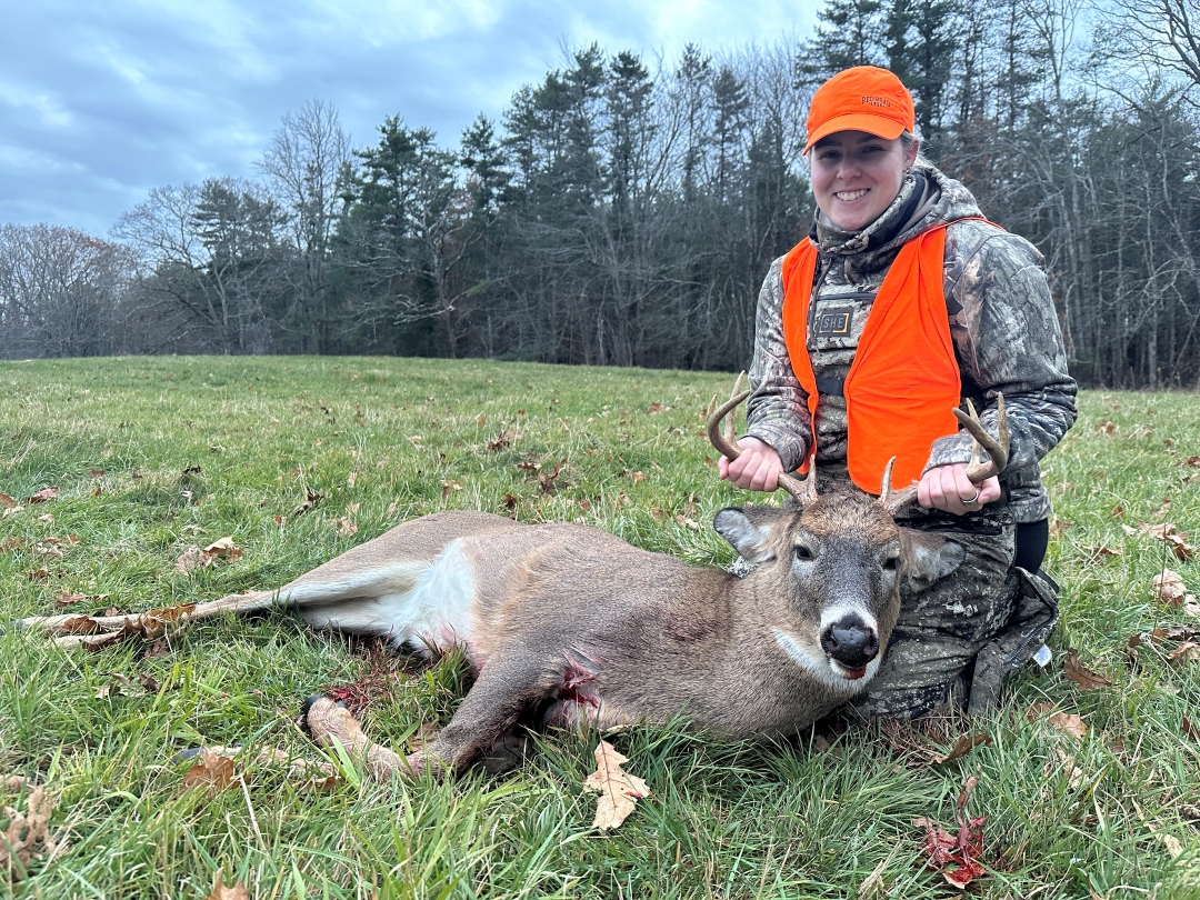Guiding Michelle: The Story of Her First Deer Ever (Big Maine Buck 2025)